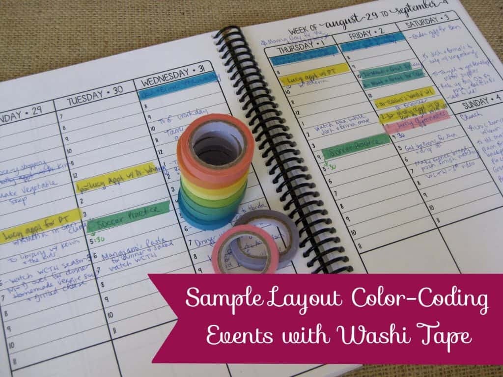 Sample Color-coding Events with text – Karen Ehman